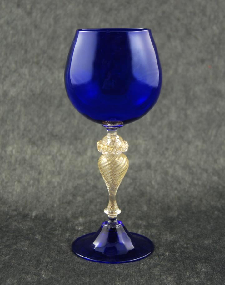 Calice blu cristallo